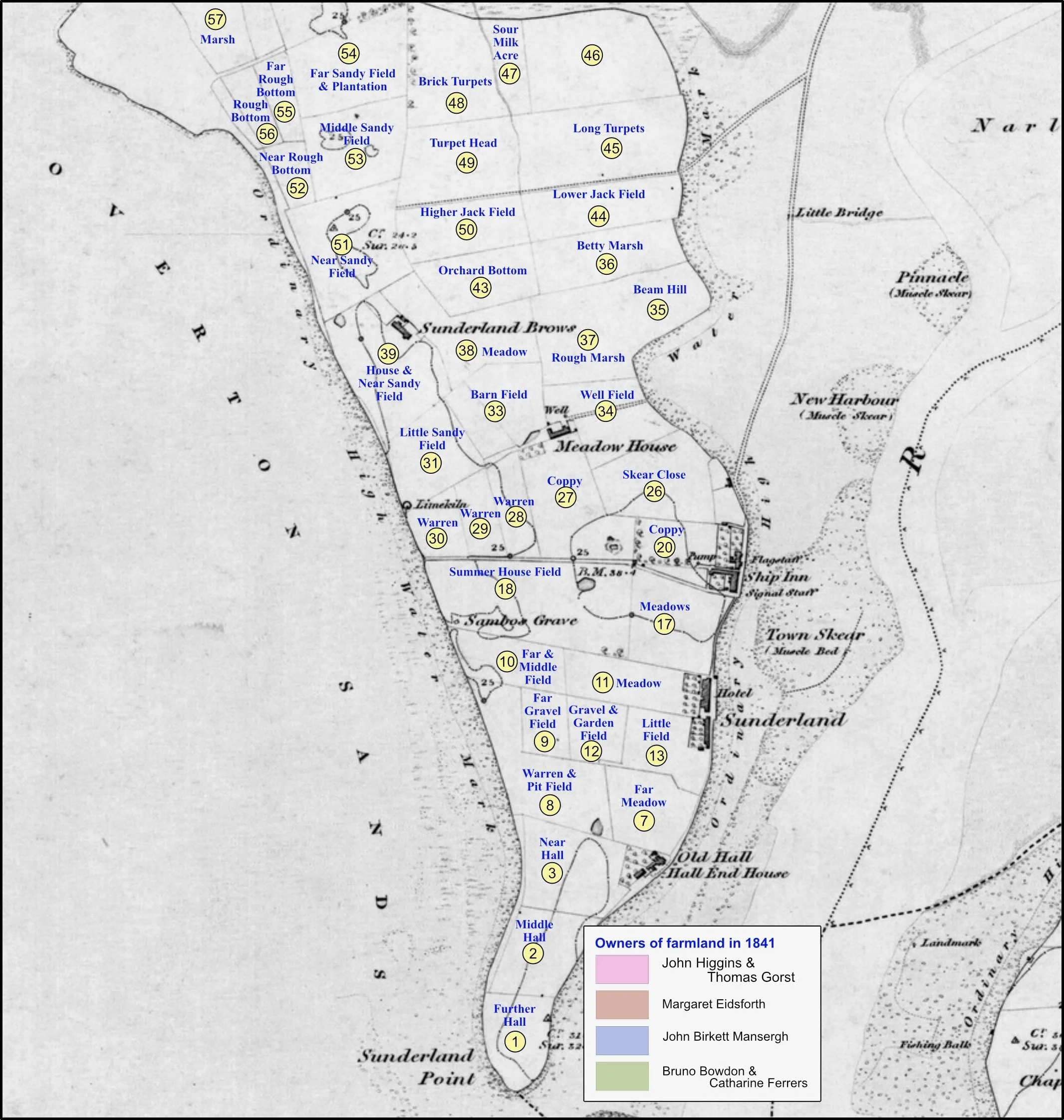 Tithe Maps — Sunderland Point