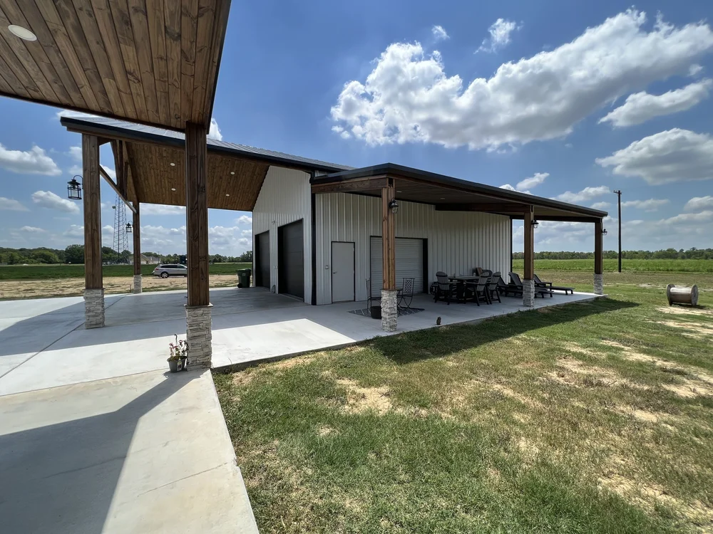 Steel Shops and Garages — Texas Steel Buildings & Components