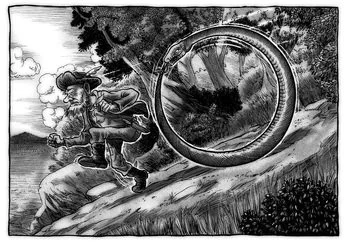 Hoop Snake: The Rolling Snake Cryptid