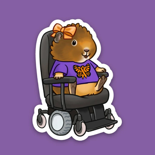 Invisible Disability Capybara Sticker — The Pipsqueakery - A Rescue ...