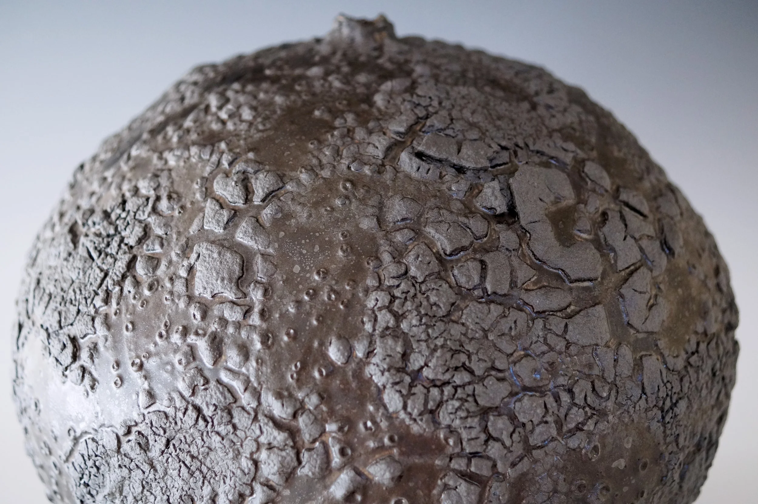 Charcoal Black Porcelain Vase - Seva Ceramics