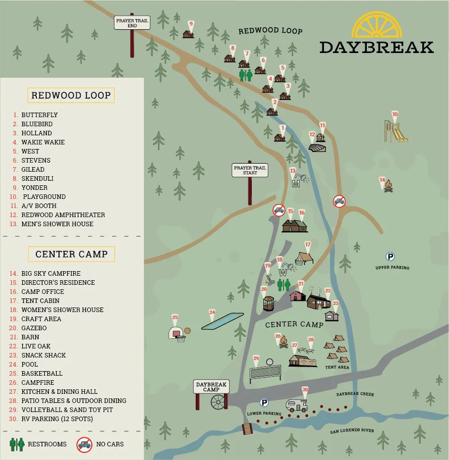 Accommodations — Daybreak Camp
