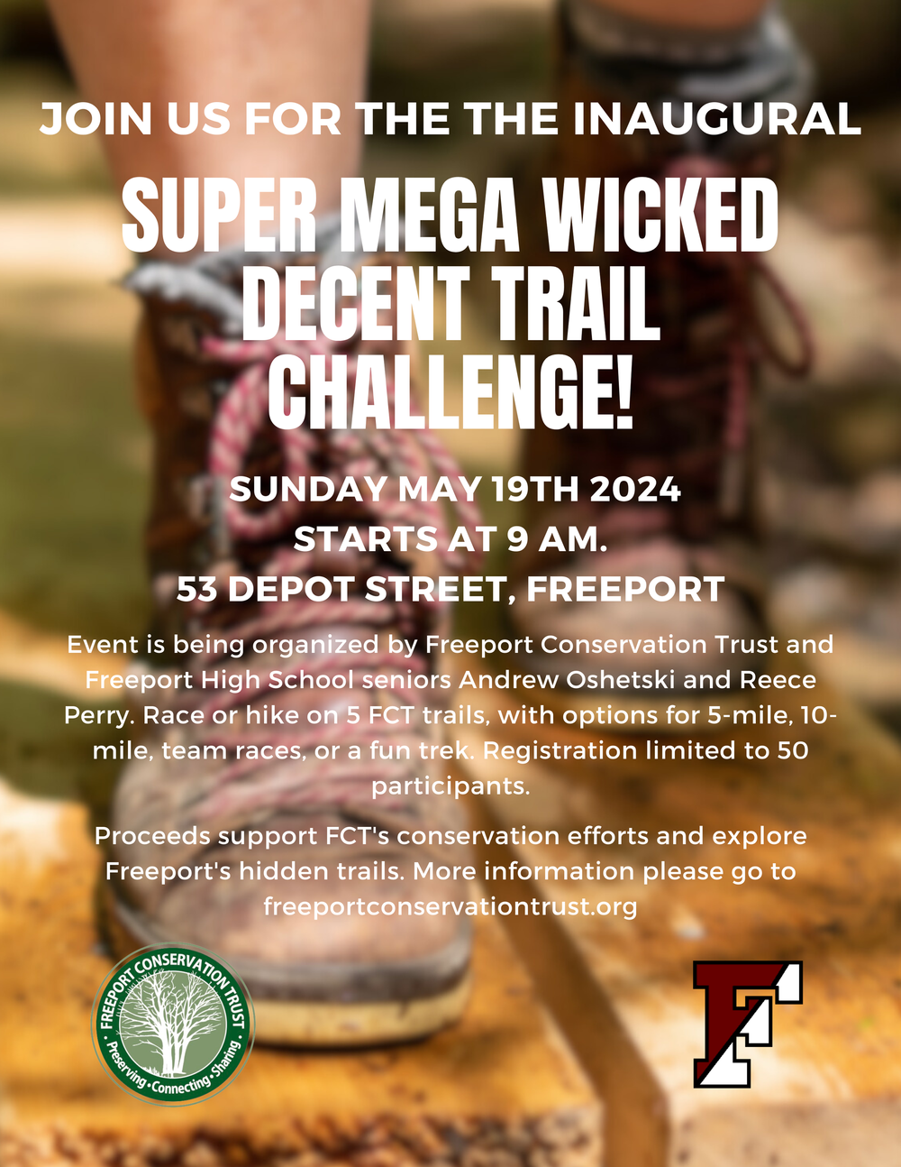 SUPER MEGA WICKED DECENT TRAIL CHALLENGE — Freeport Conservation Trust