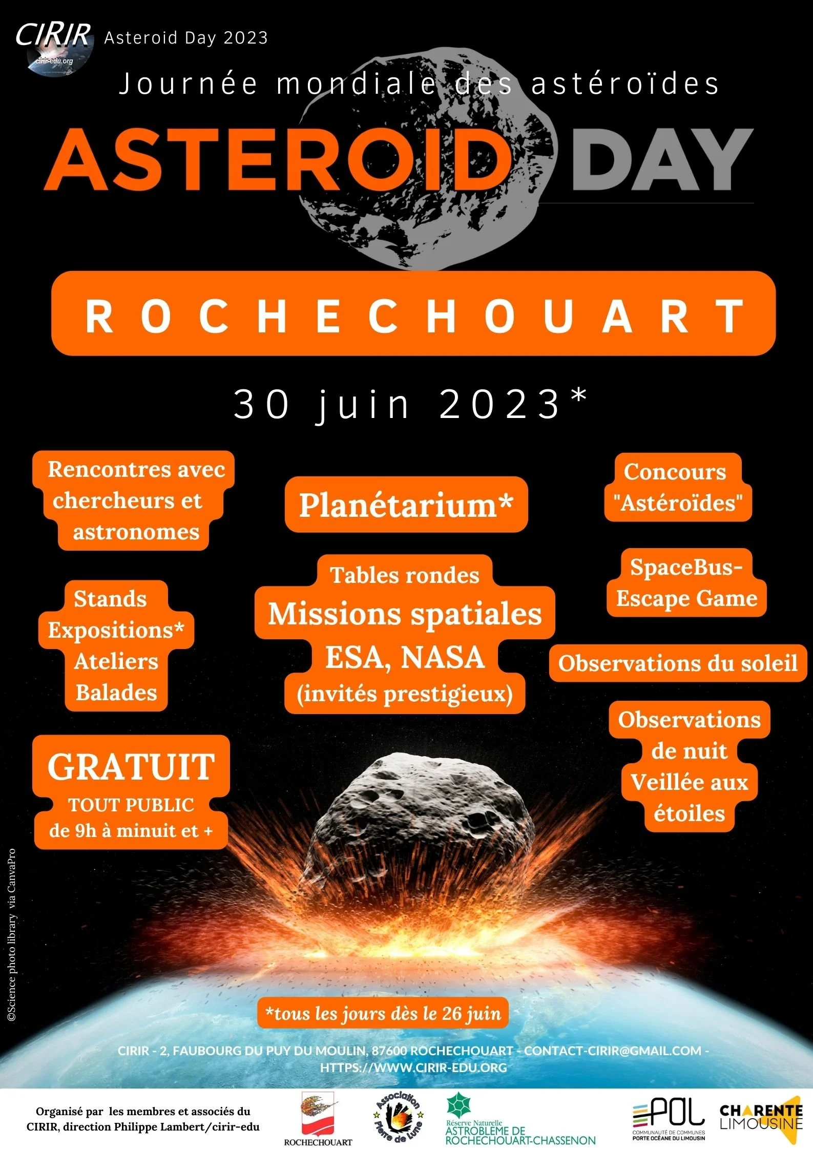 Asteroid Day Events in Rochechouart France — The Barringer Crater Company