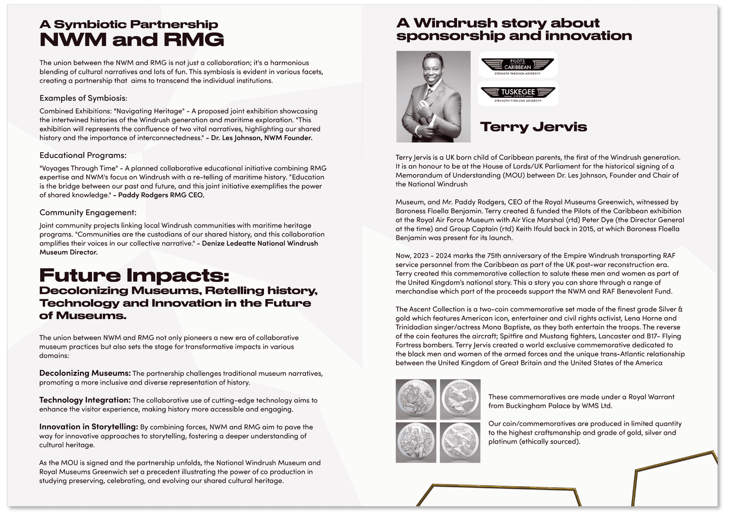 Brochure — National Windrush Museum