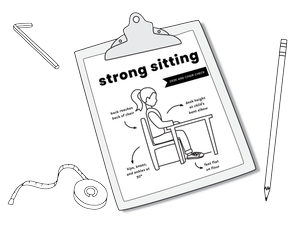 strong sitting in the classroom — skills made simple