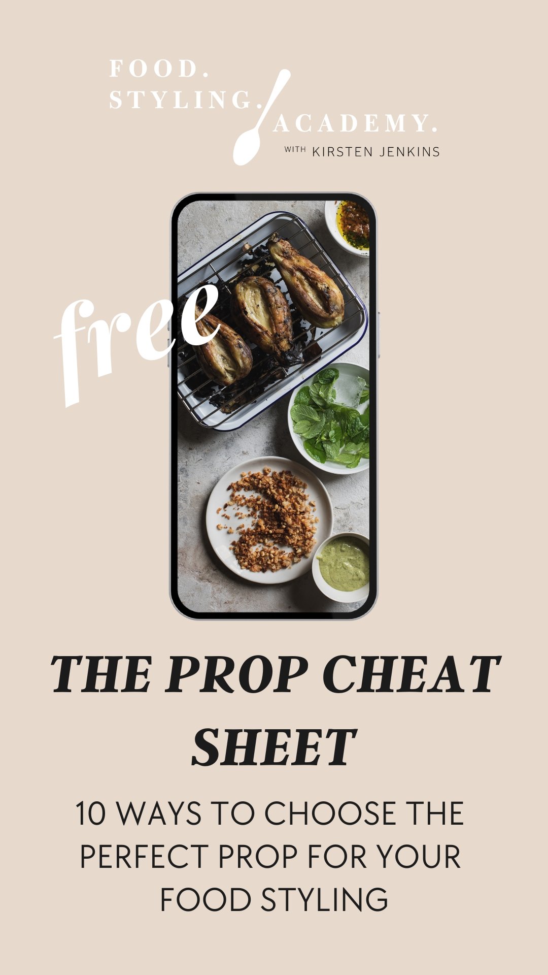 food styling academy with Kirsten Jenkins