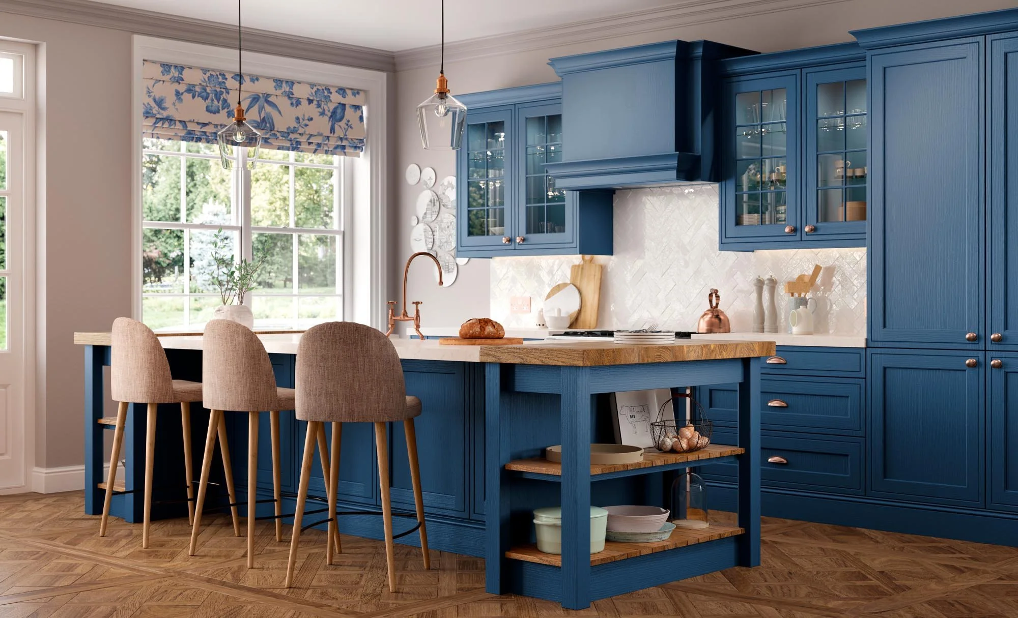 Dakota Raised Solid Ash Kitchen — Kitchen World