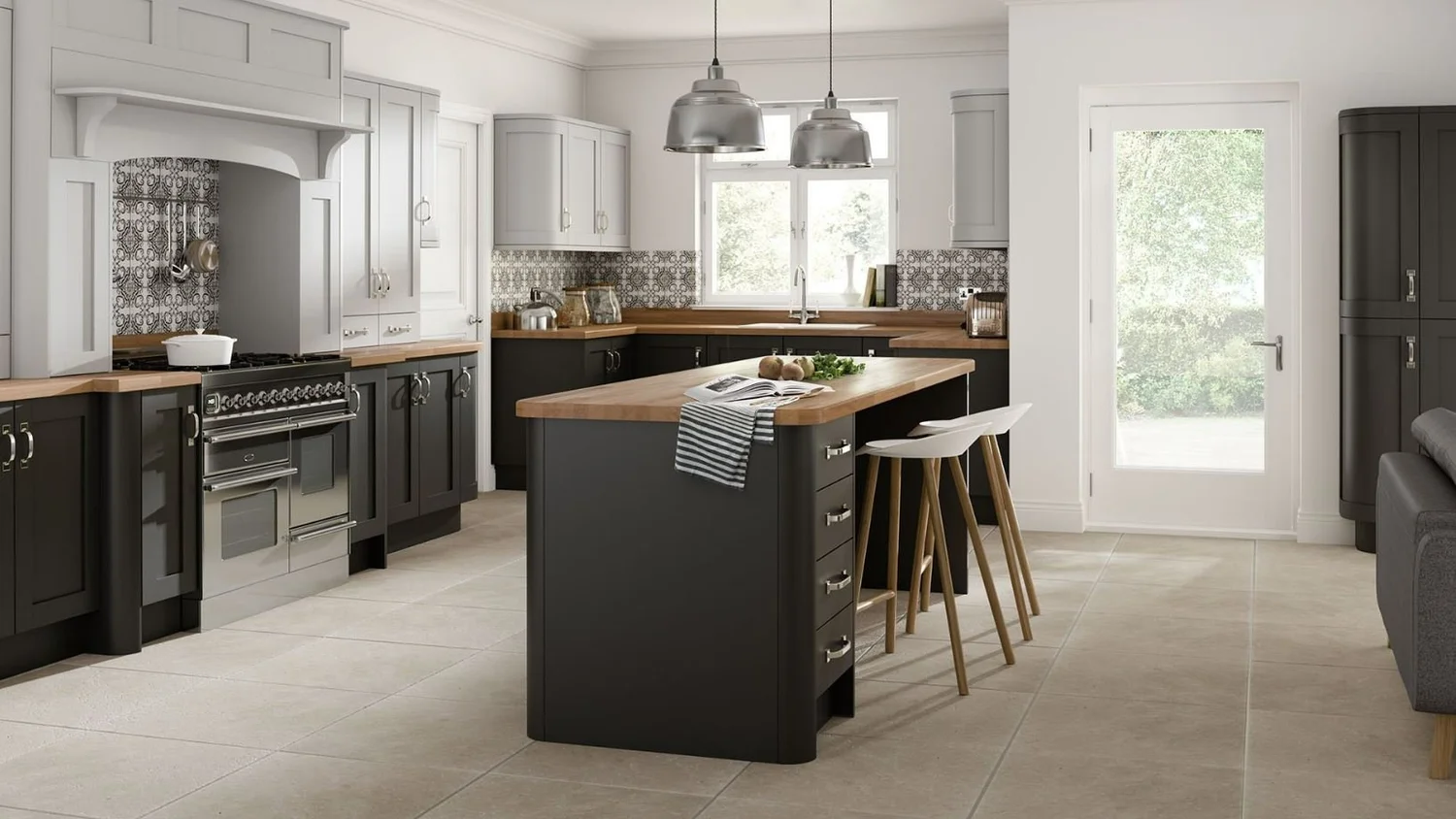 Dakota Narrow Rail Kitchen — Kitchen World