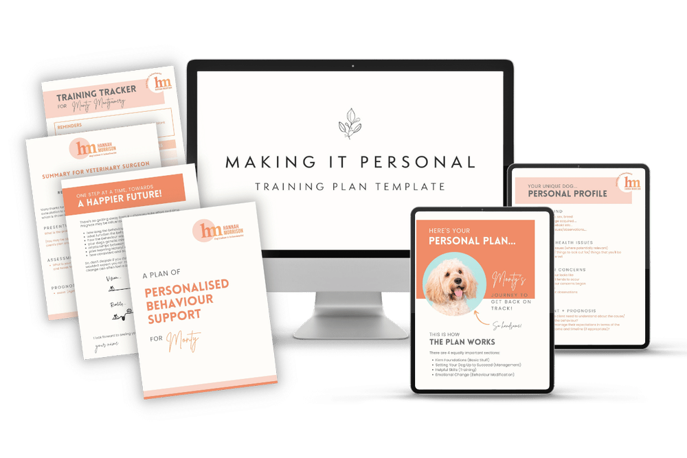 Making It Personal | Training Plan/ Behaviour Report Template for Dog ...