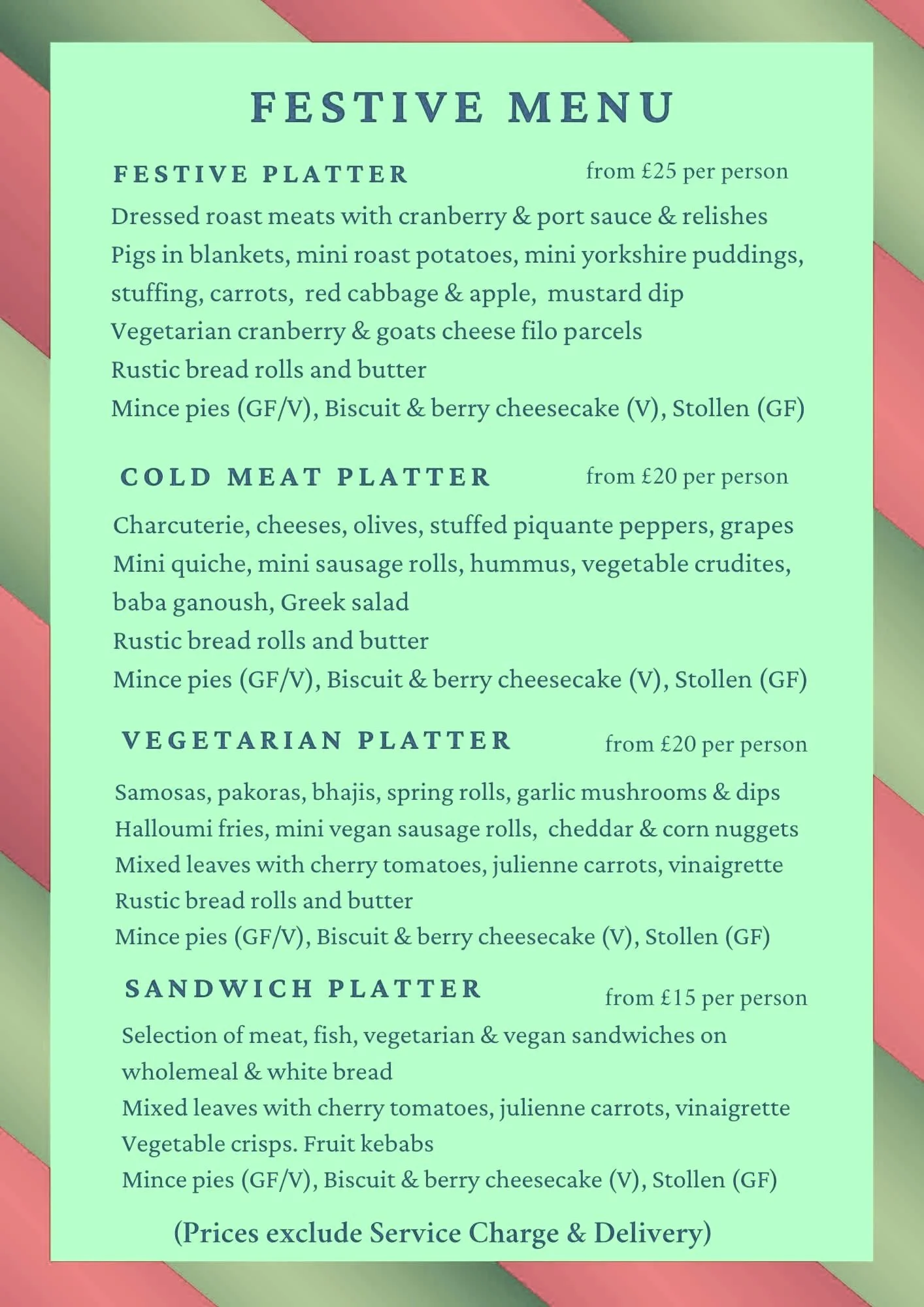 Menus 2023/24 — Hillside Clubhouse