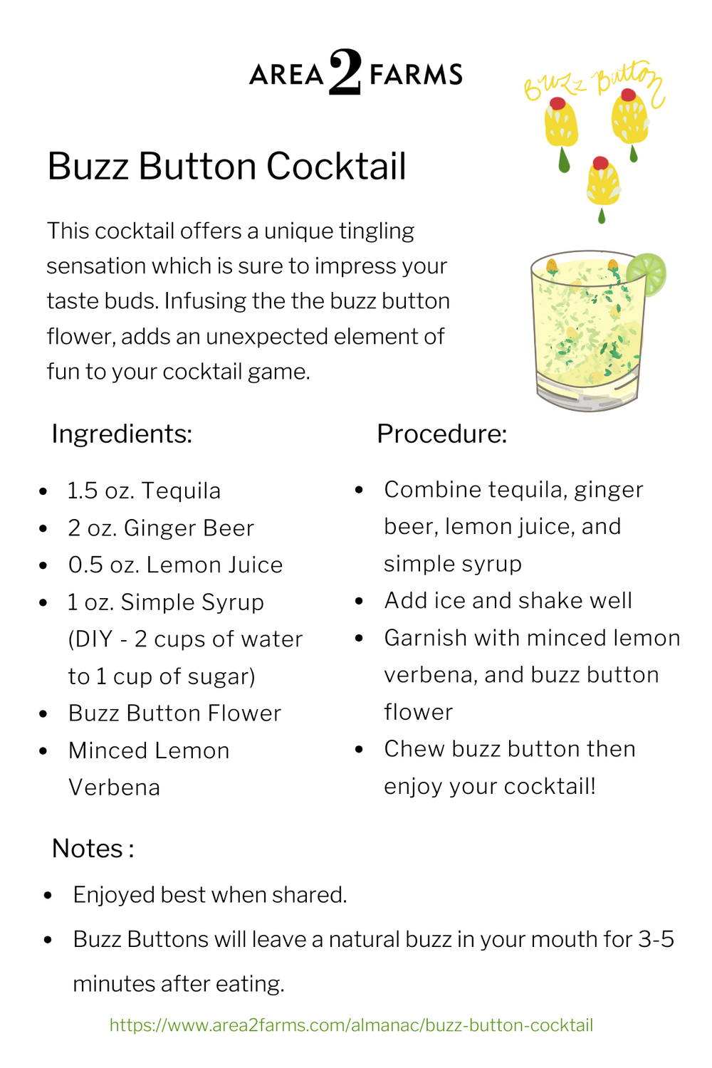 Nature's Pop Rocks - Buzz Buttons — Area 2 Farms