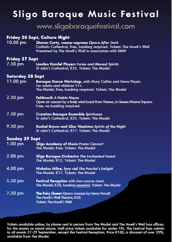 Sligo Baroque Music Festival