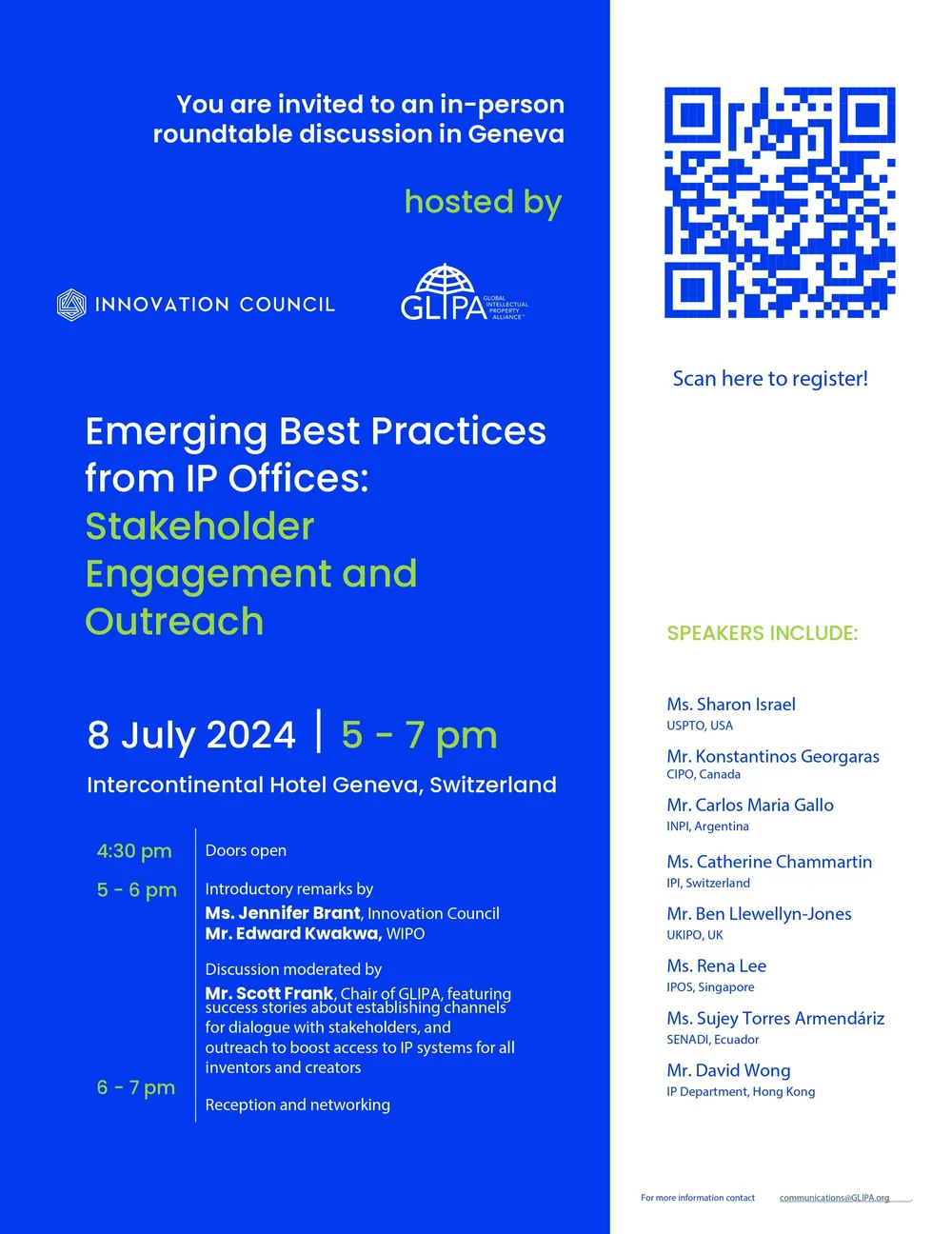 IP Events Calendar — Global IP Alliance