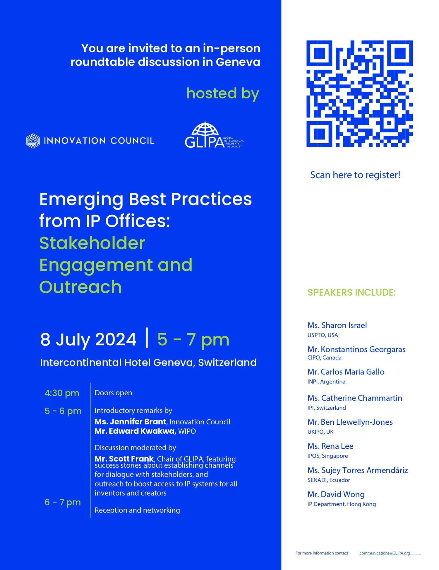 IP Events Calendar — Global IP Alliance