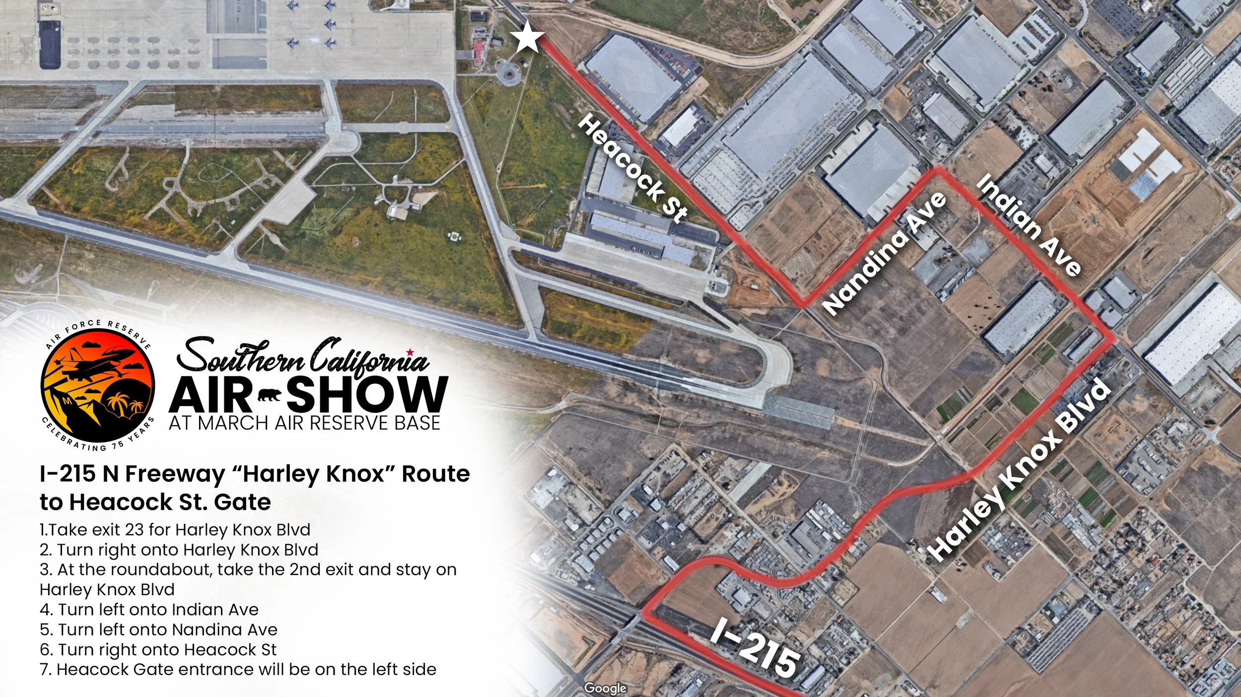 California Air Force Bases Map