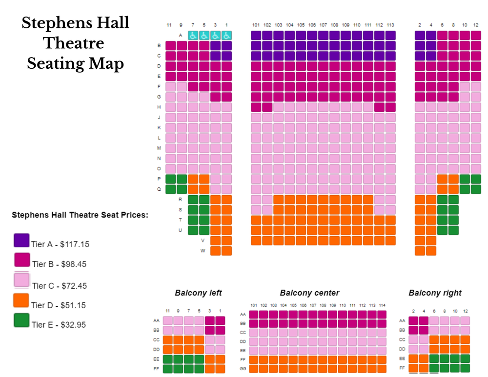 Subscriptions & Seating Maps | Book Your Seats Today — Opera Baltimore