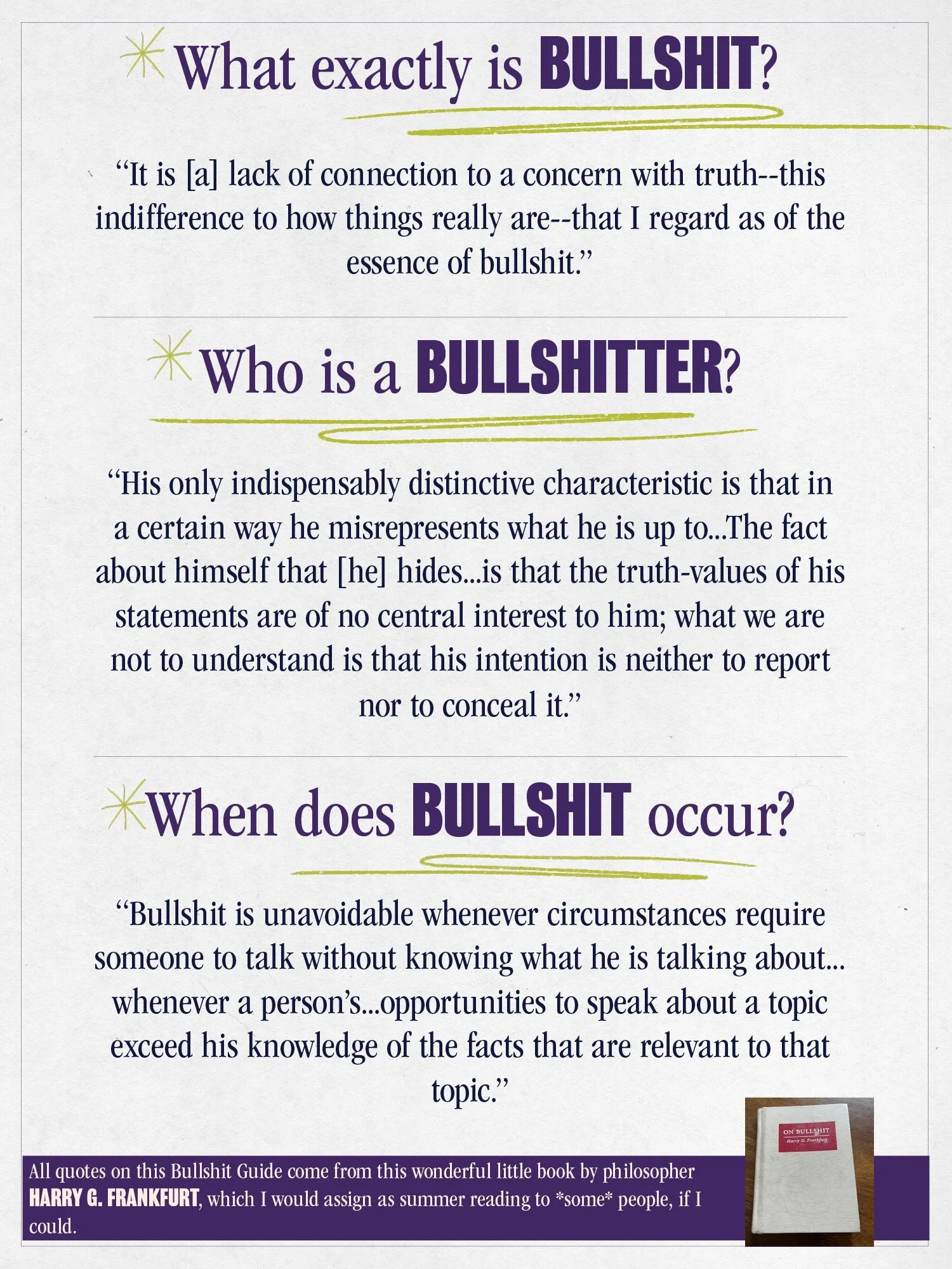 I Call Bullshit Quotes