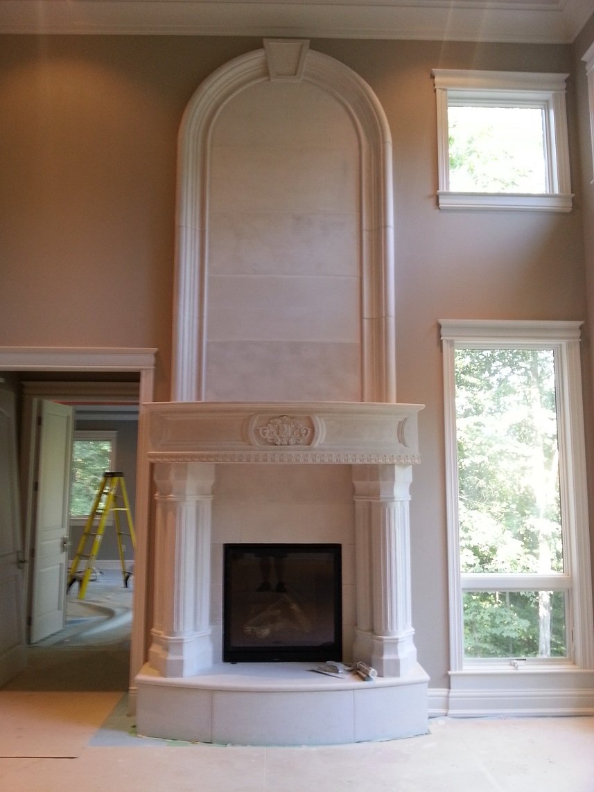 Cast Stone Fireplaces — The Finished Edge LLC