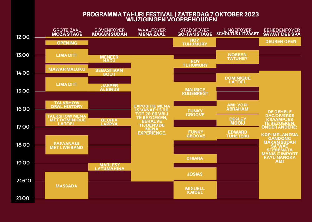 Tahuri Festival: ‘De bedoeling is om een zo persoonlijk mogelijk ...