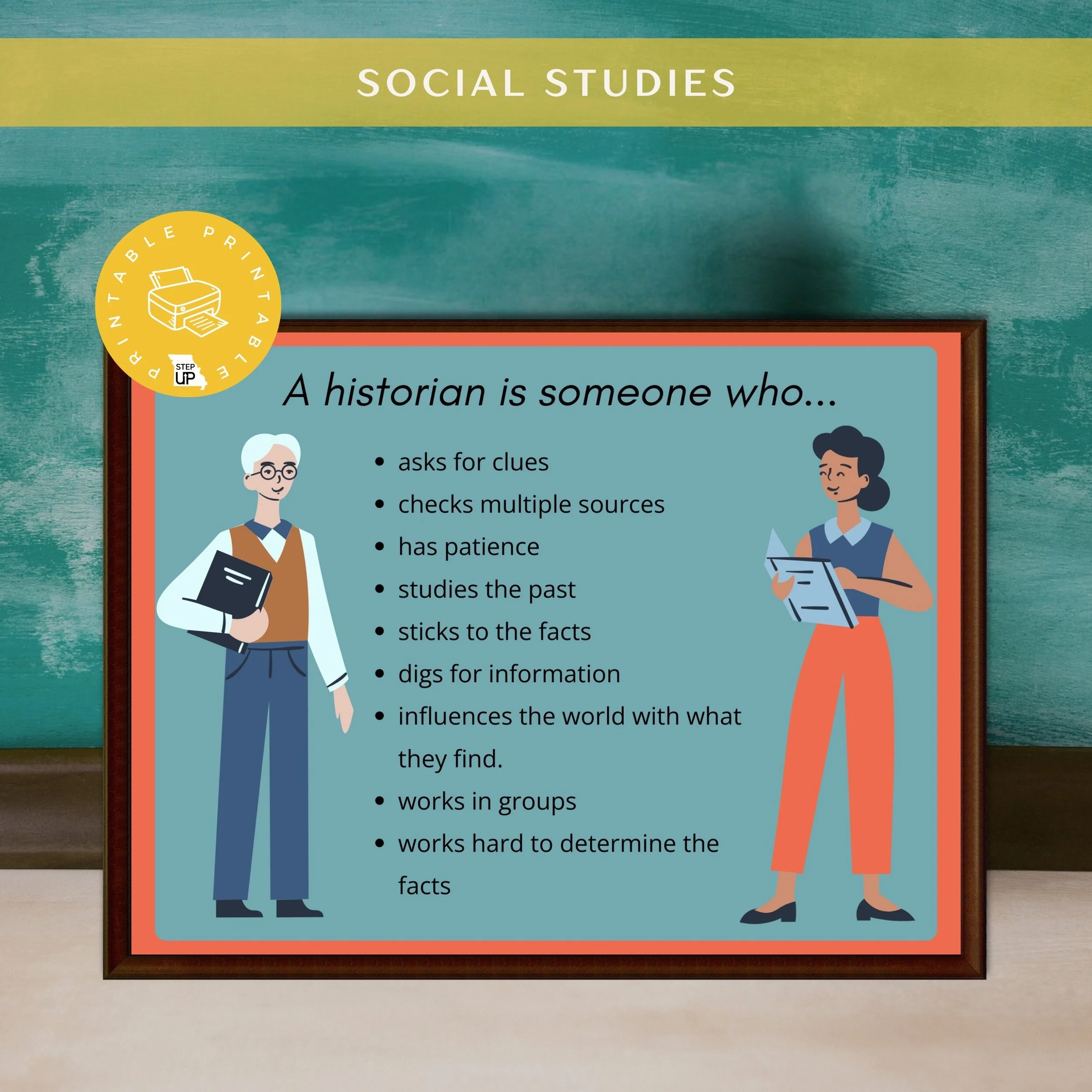 Traits of a Historian Chart | Historical Thinking Skills — STEP Up