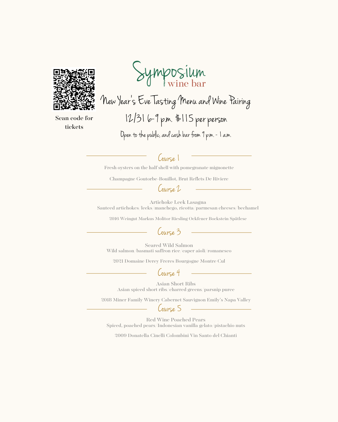 Events — Symposium Wine Bar