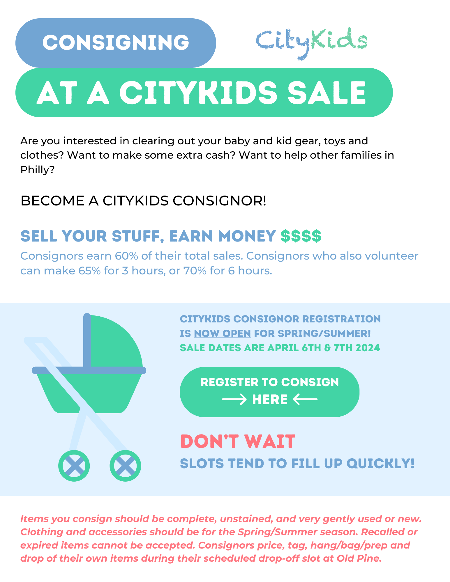 CITYKIDS CONSIGNORS — Lilypad Philly