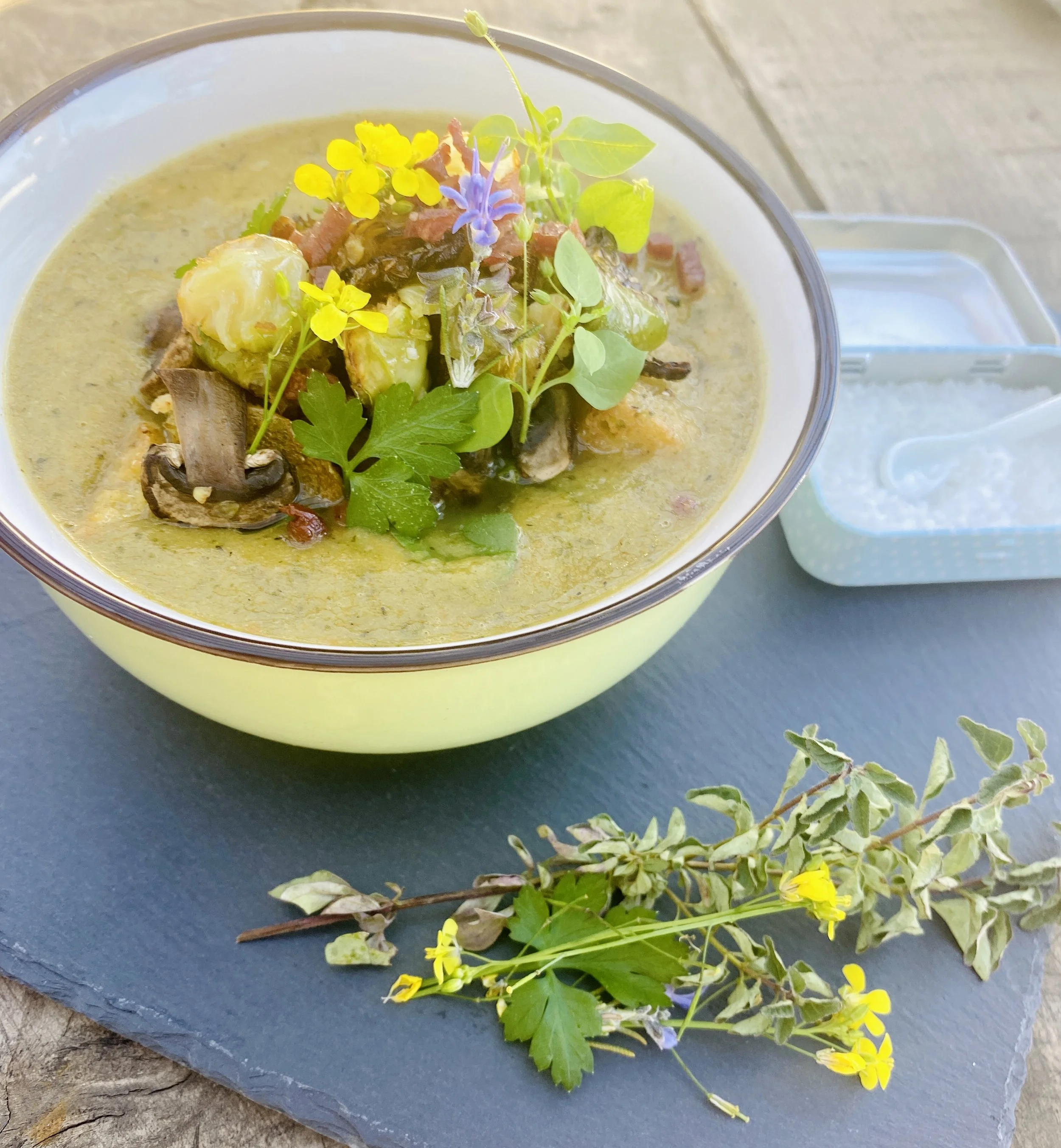 Wild Foraged Soup - nature at it's very best — Campo JacOff-grid ...