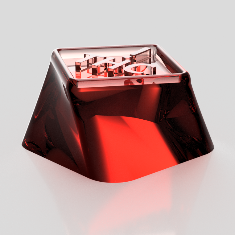 4.0ML Abstract Cube Mold w/ CO OH FL THC Symbol — Endose Molds