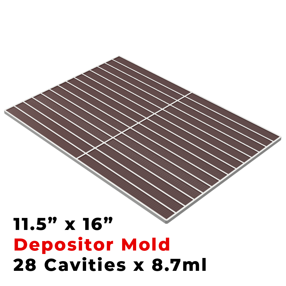 8.7ML GUMMY BELT DEPOSITOR AND HAND POUR SILICONE CANDY MOLD — Endose Molds