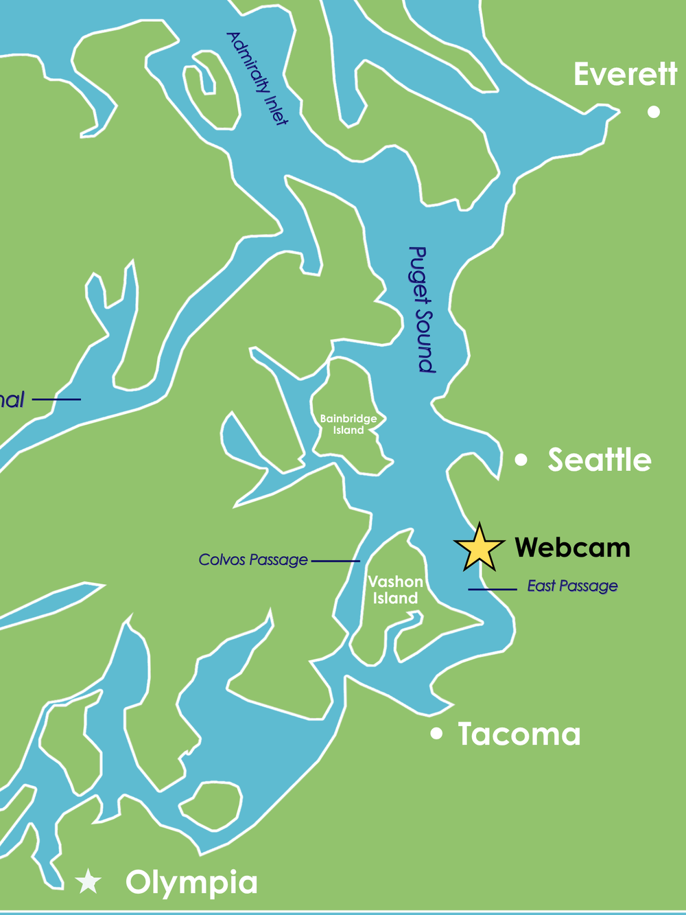 East Passage Live Webcam — Orca Conservancy
