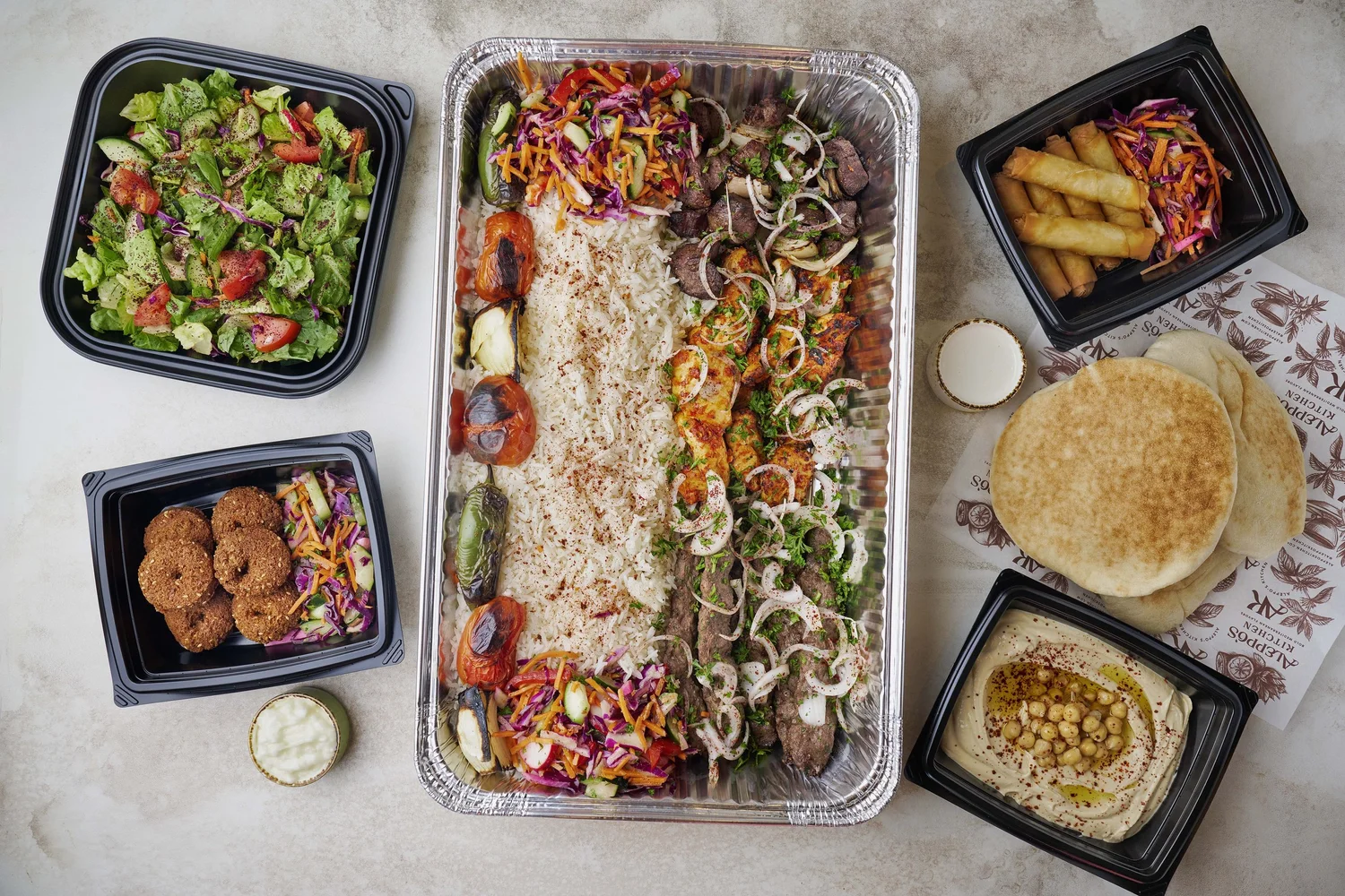 Menu Mediterranean Food in Anaheim — Aleppo's Kitchen