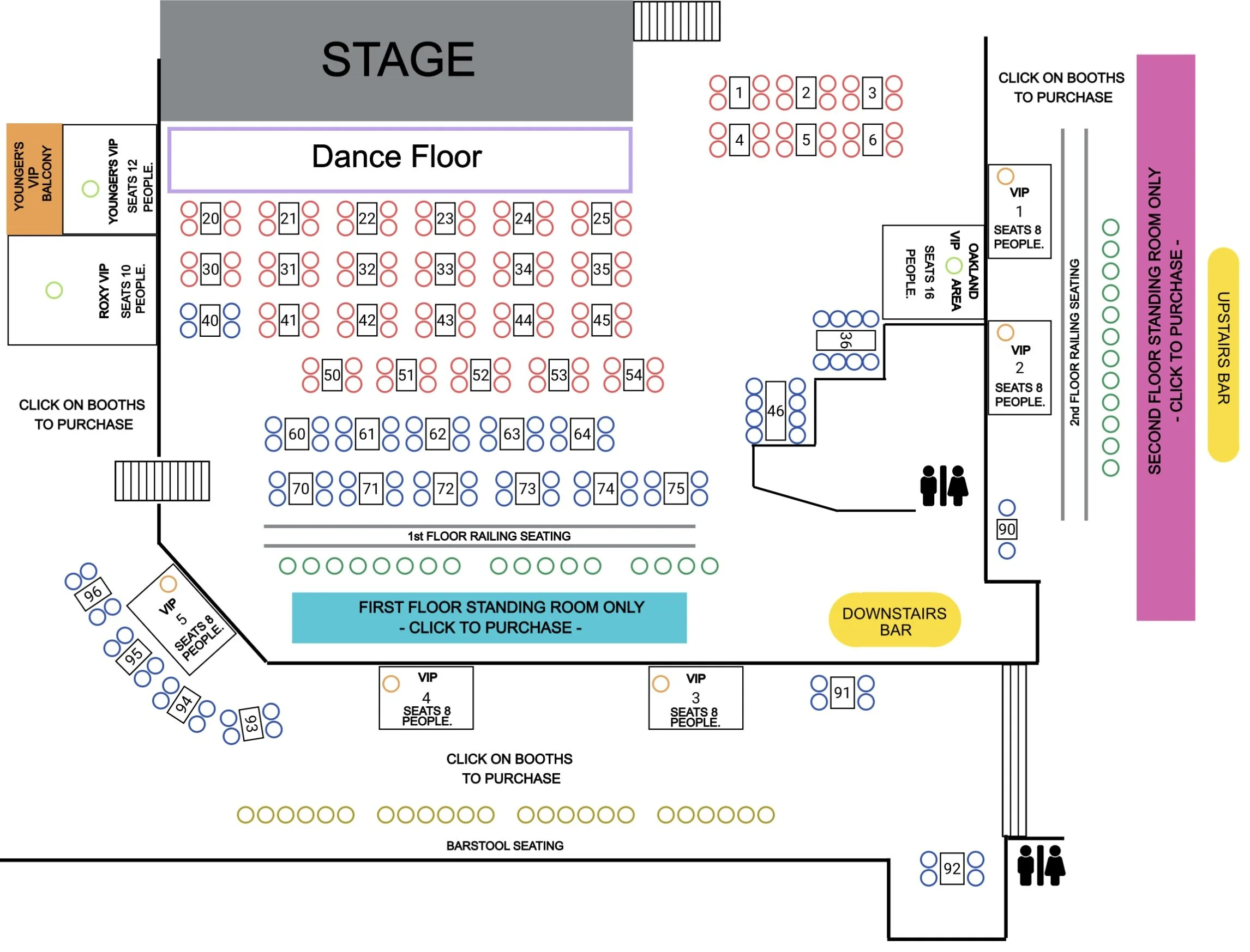 Information — The Roxy - A Live Entertainment Venue
