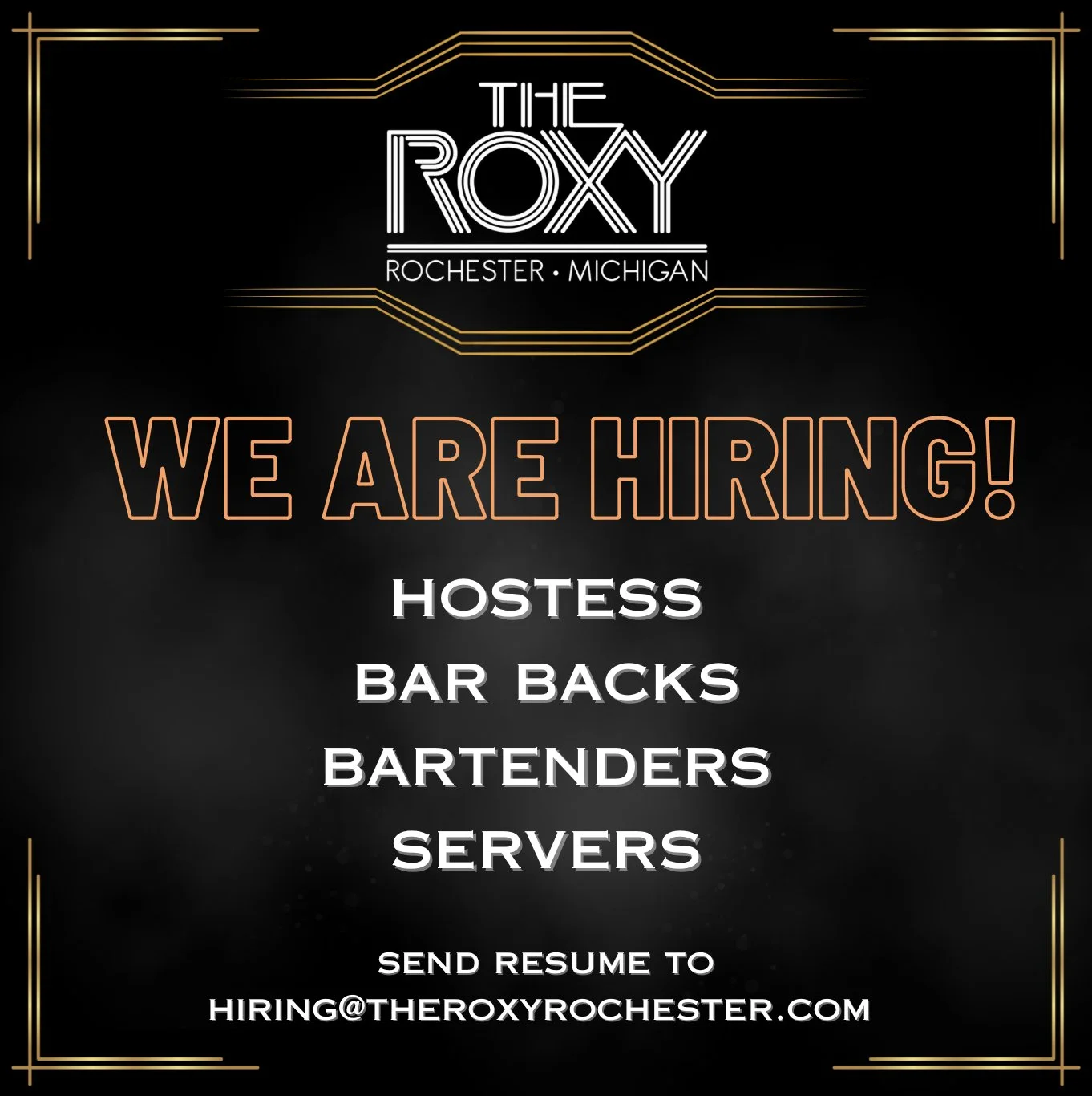 Contact 3 — The Roxy - A Live Entertainment Venue