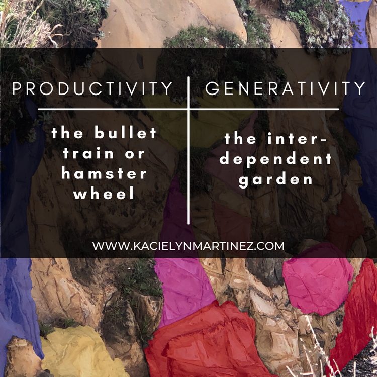 Productive vs Generative? A case for getting off the hamster wheel ...