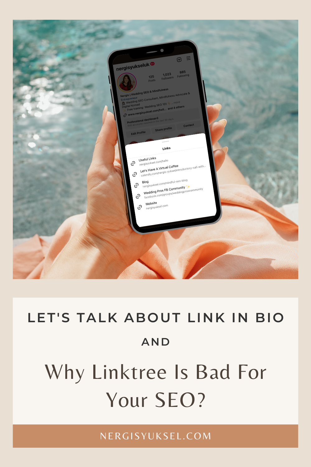 Let's Talk About Link In Bio & Why Linktree is Bad For Your SEO | Nergis Yuksel