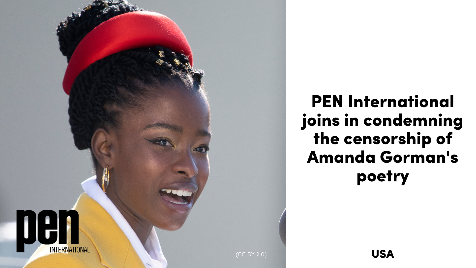 PEN International joins in condemning the censorship of Amanda Gorman's ...