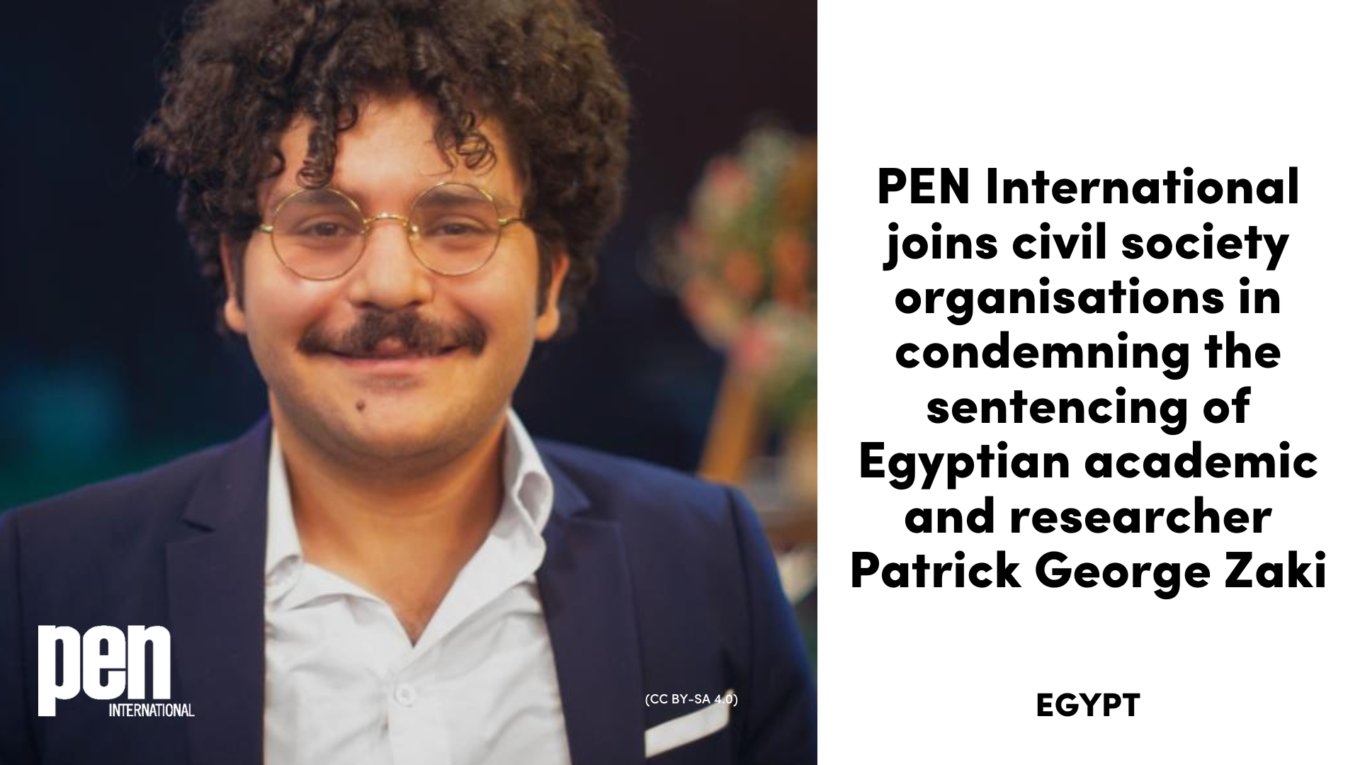 PEN International joins civil society organisations in condemning the sentencing of Egyptian ...