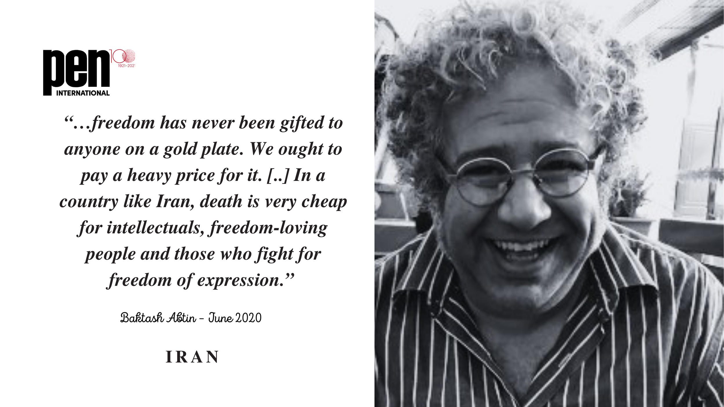 Iran: PEN International calls for investigation over Baktash Abtin’s ...