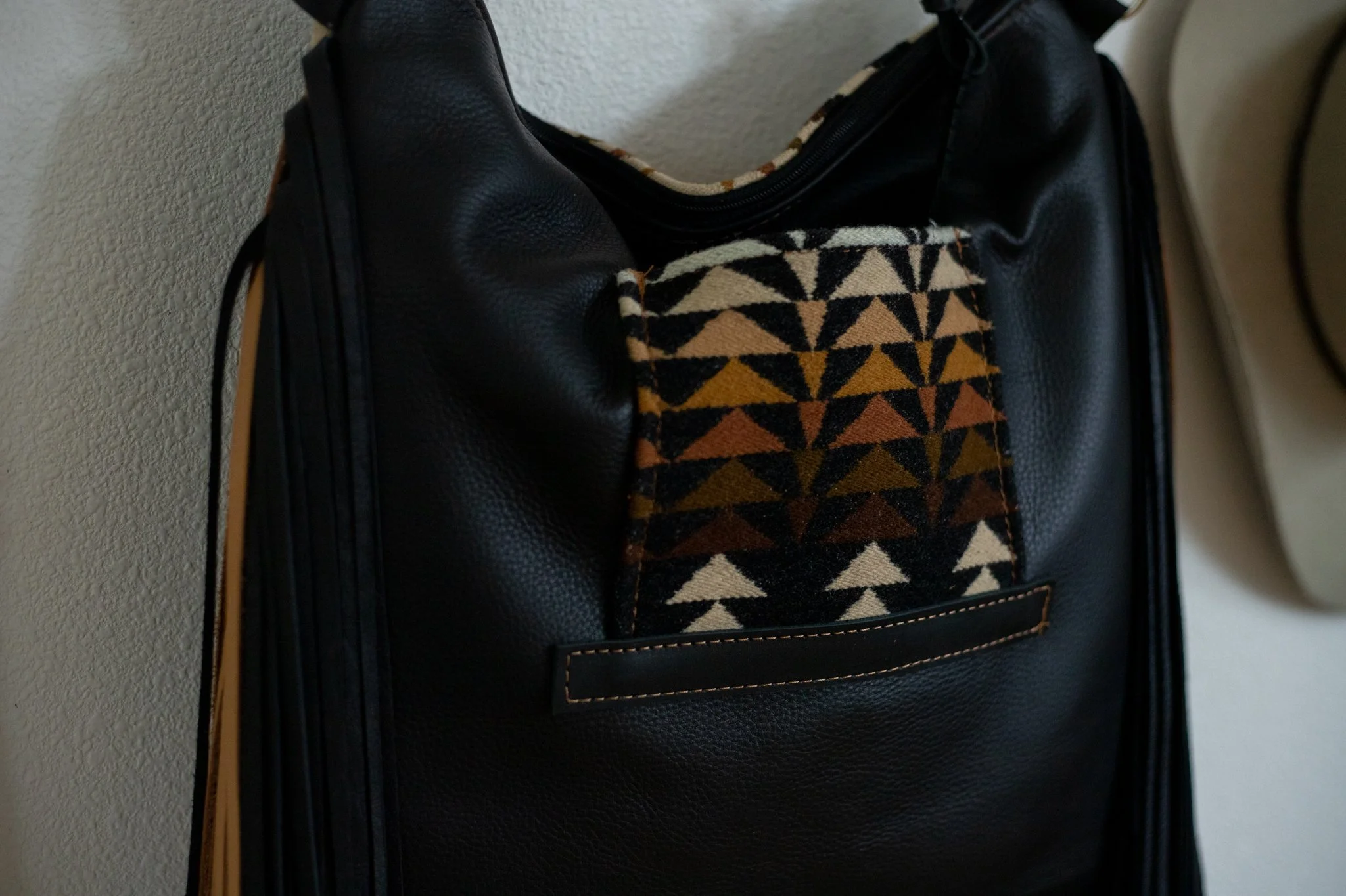 Tan Rancho Arroyo Fringe Crossbody Purse — Mercy Grey Design Co