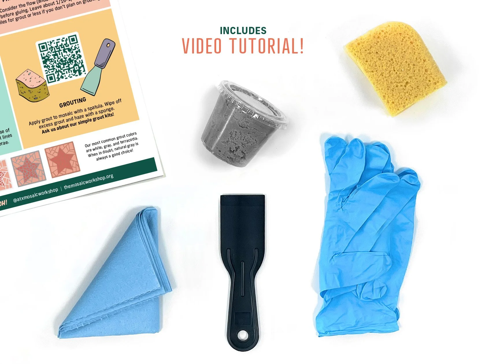 Learn About Grout | The Mosaic Workshop — Austin, TX