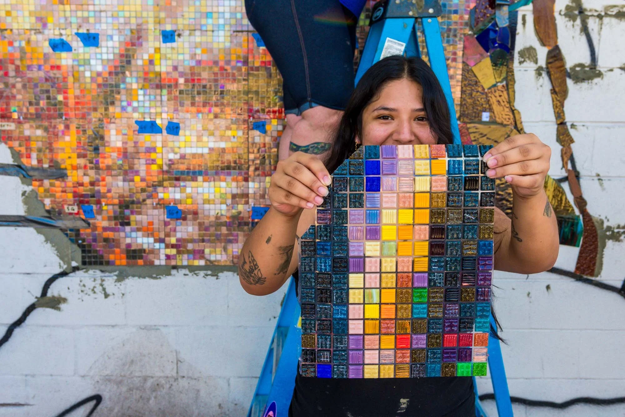 Roosevelt “Grey Ghost” Williams | Mosaic Mural in Austin | The Mosaic ...