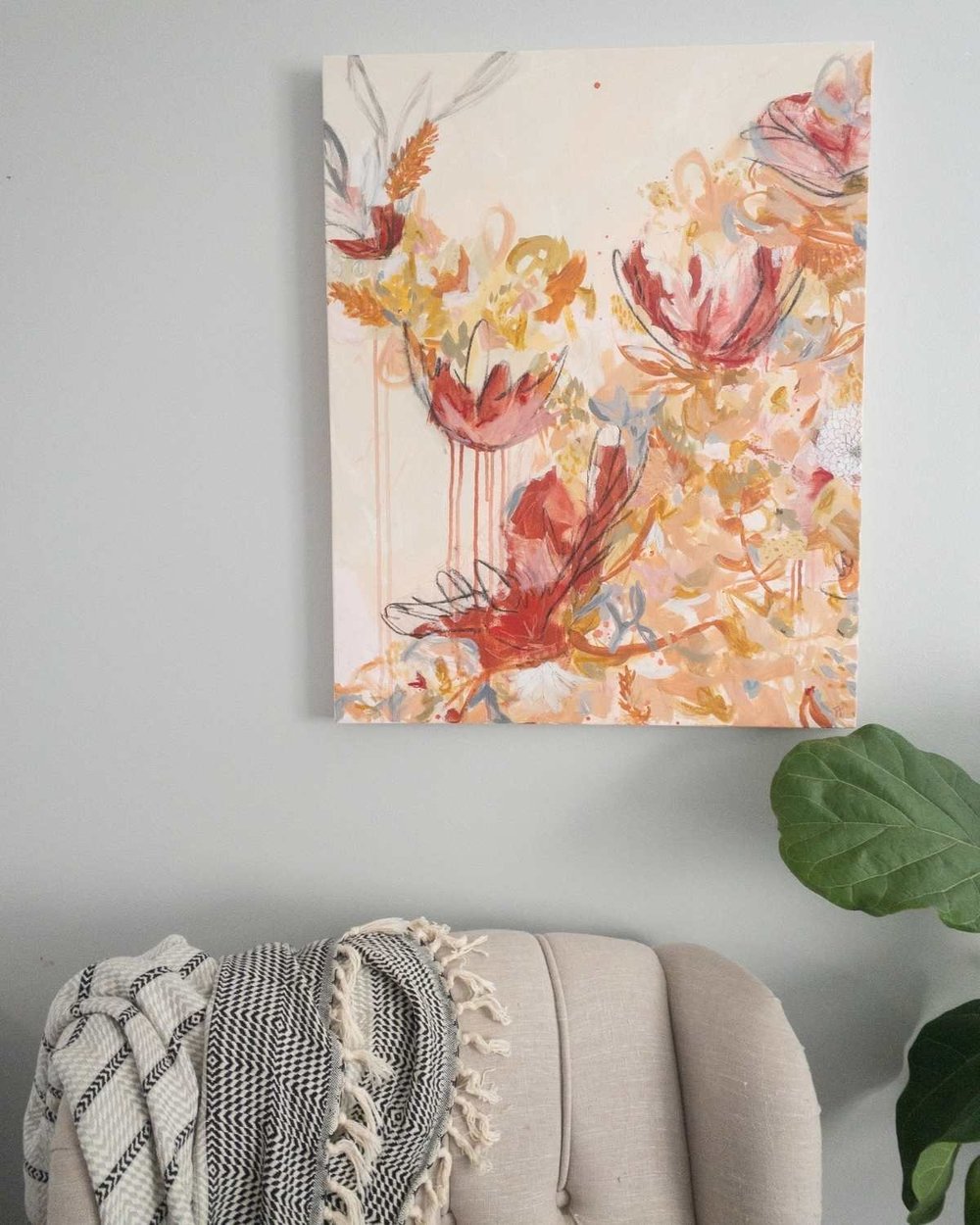 How to Style a Room Around a Piece of Artwork — Jen Fletcher