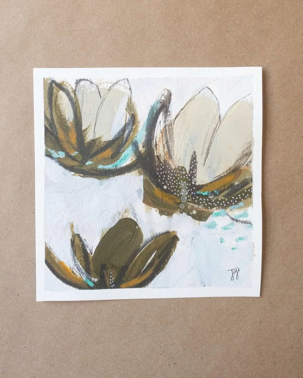 "Soulful Spirit" - An Original Floral Art Painting — Jen Fletcher
