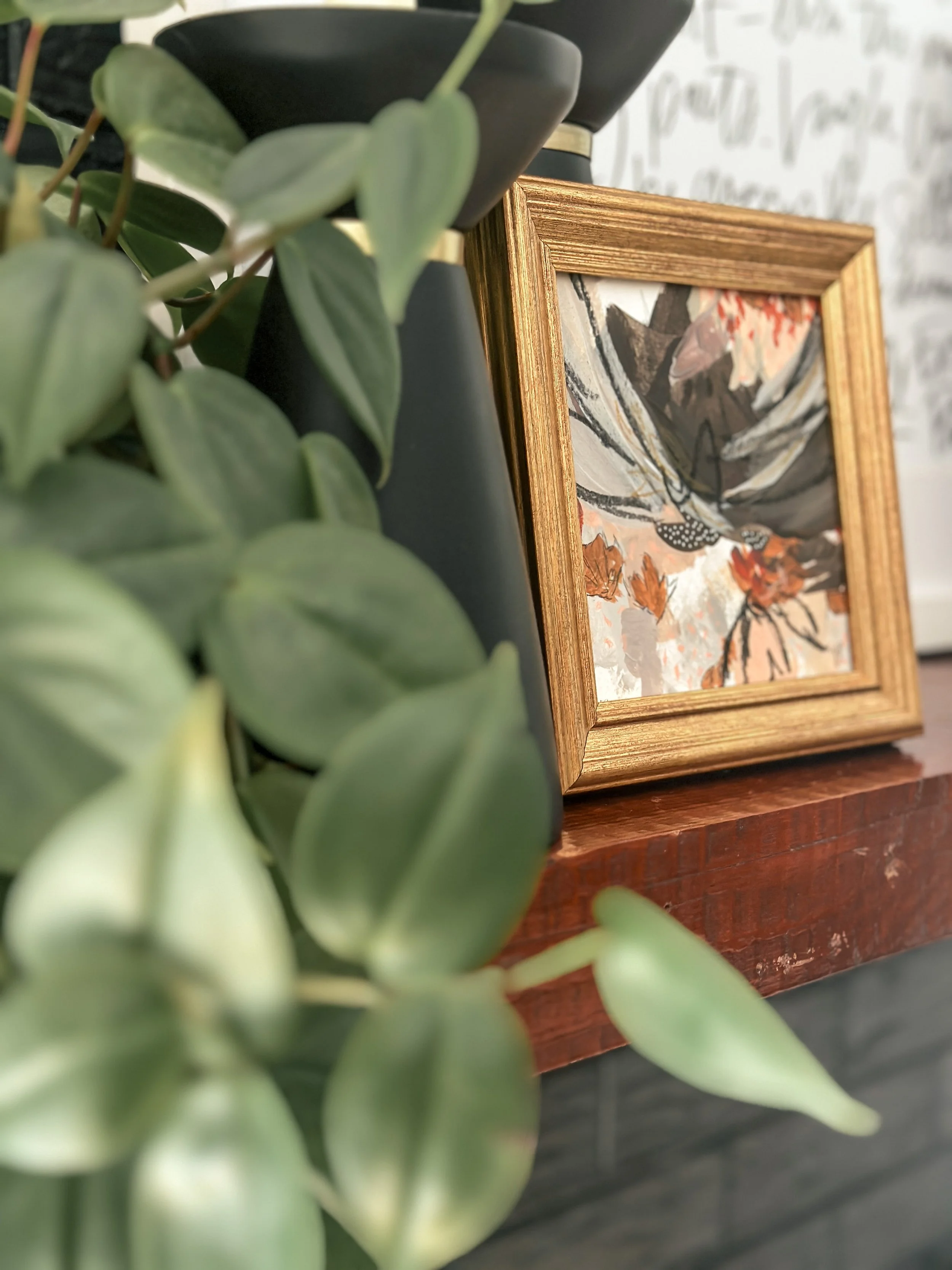 "The Ember Still Burns" - An Original Floral Art Painting — Jen Fletcher