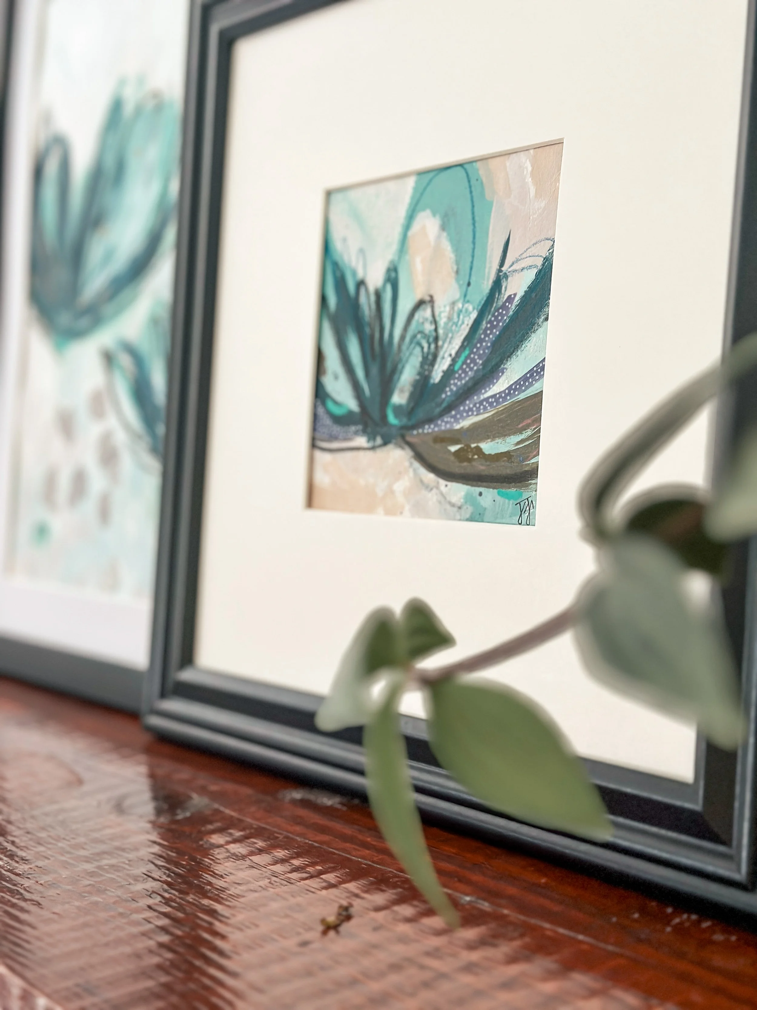 "The Ember Still Burns" - An Original Floral Art Painting — Jen Fletcher