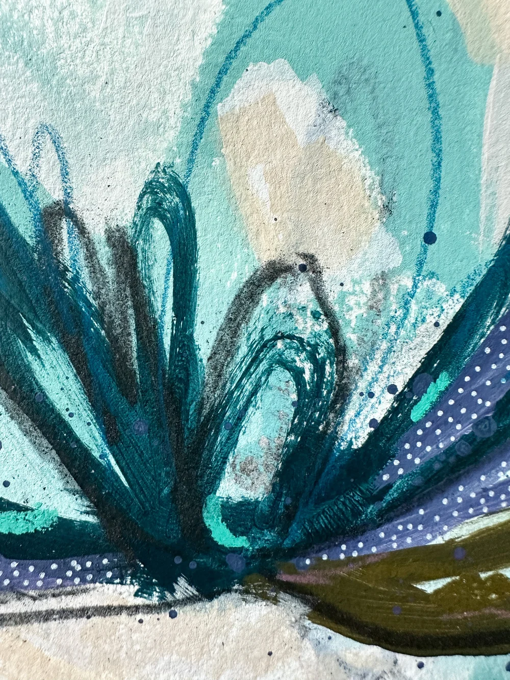 "The Ember Still Burns" - An Original Floral Art Painting — Jen Fletcher