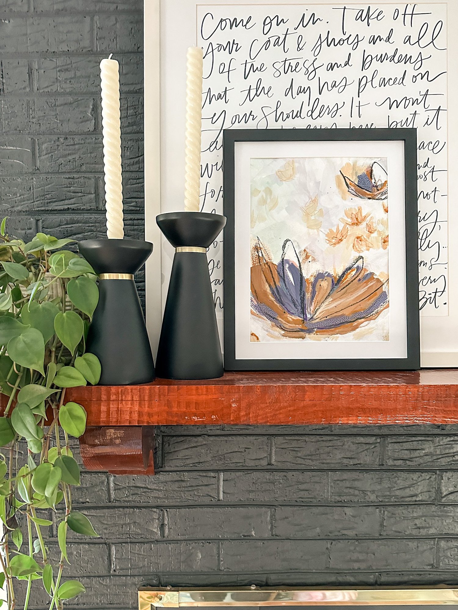 "The Ember Still Burns" - An Original Floral Art Painting — Jen Fletcher