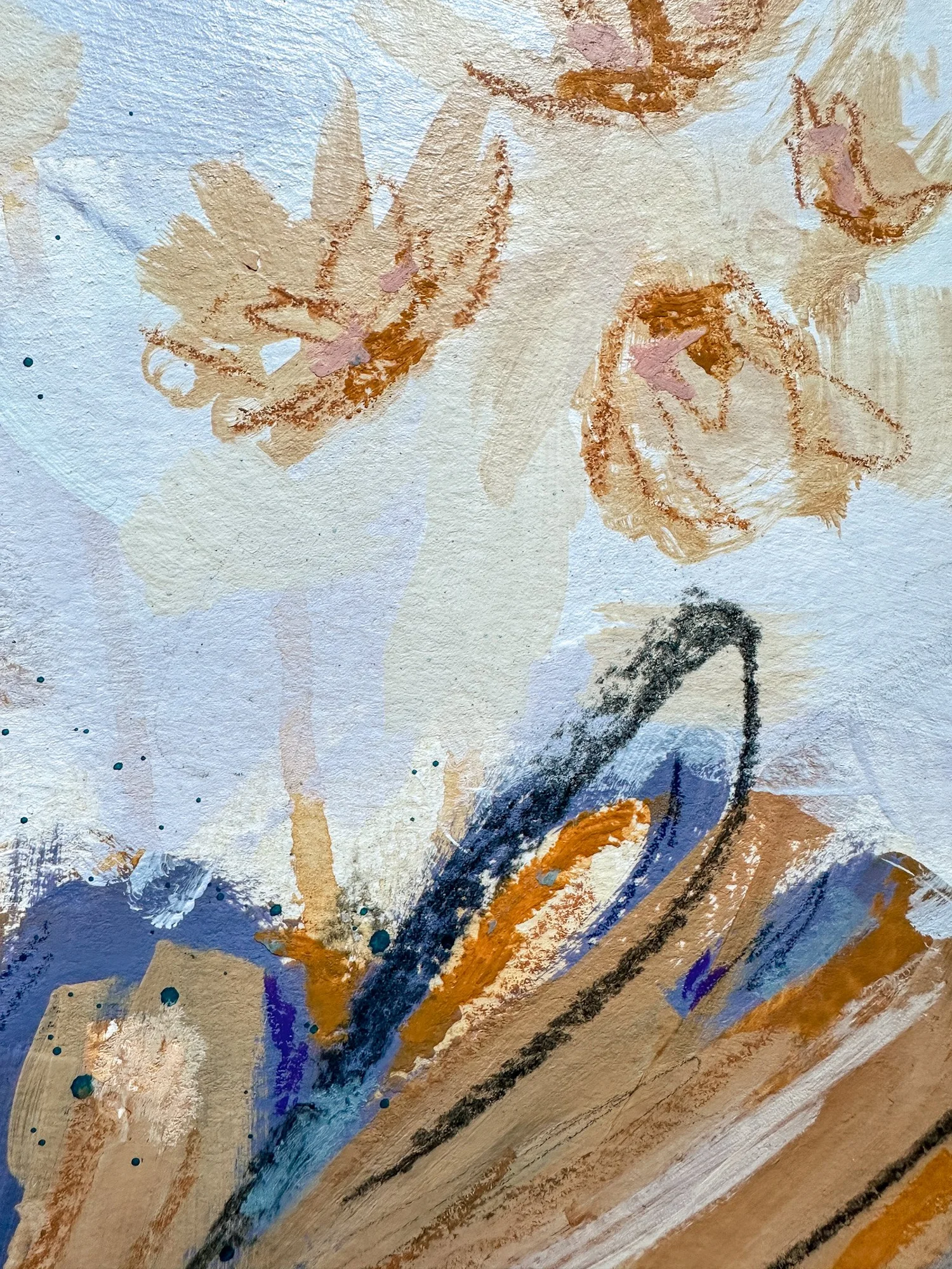 "The Ember Still Burns" - An Original Floral Art Painting — Jen Fletcher