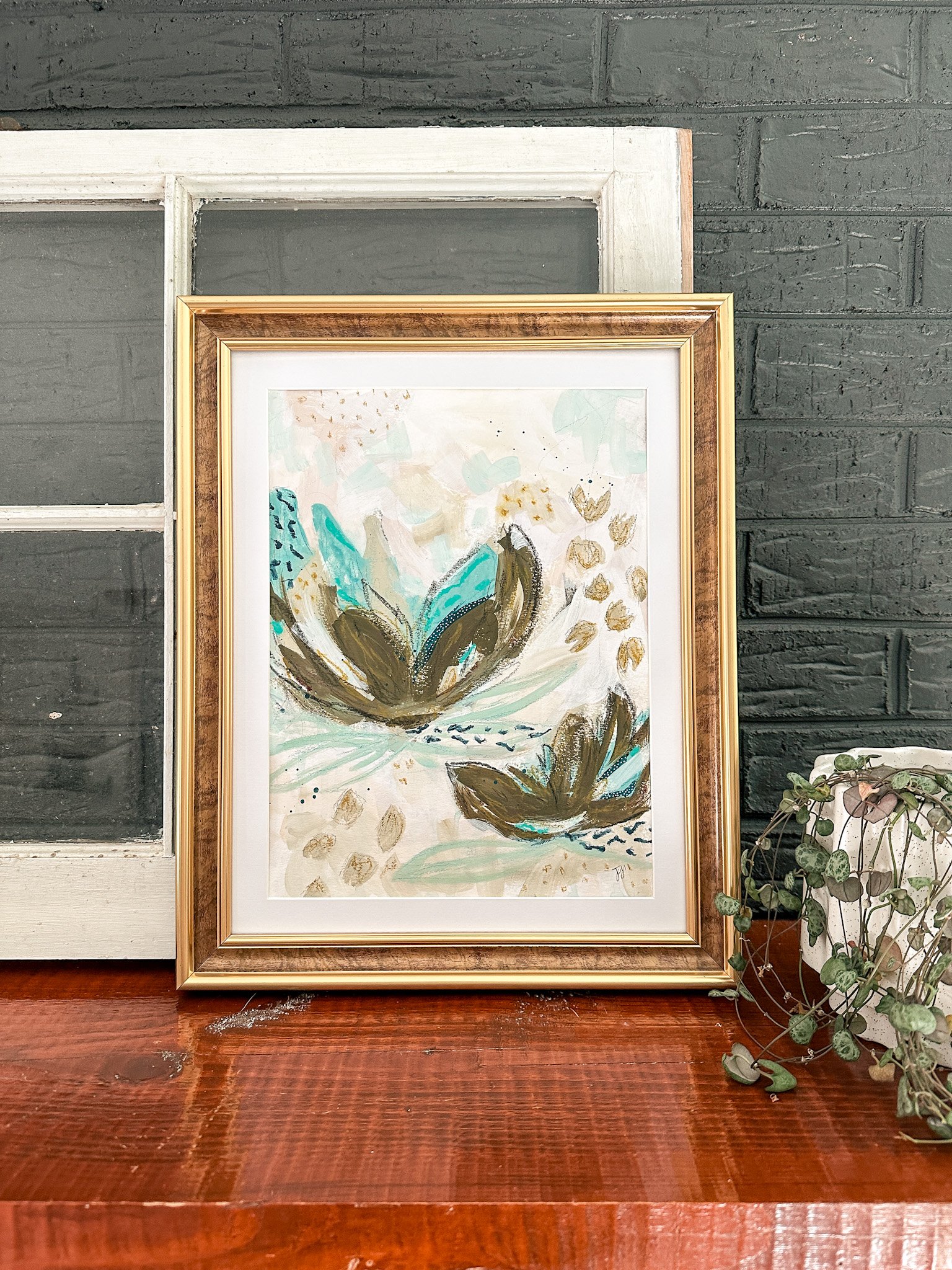"The Ember Still Burns" - An Original Floral Art Painting — Jen Fletcher
